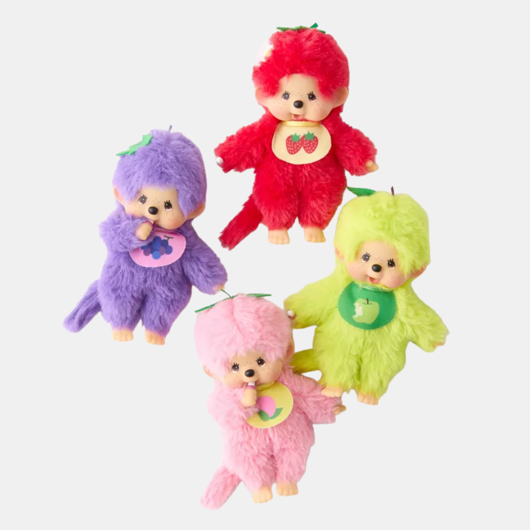 Monchhichi Fruit Plush Beanies – Riley Grae Store