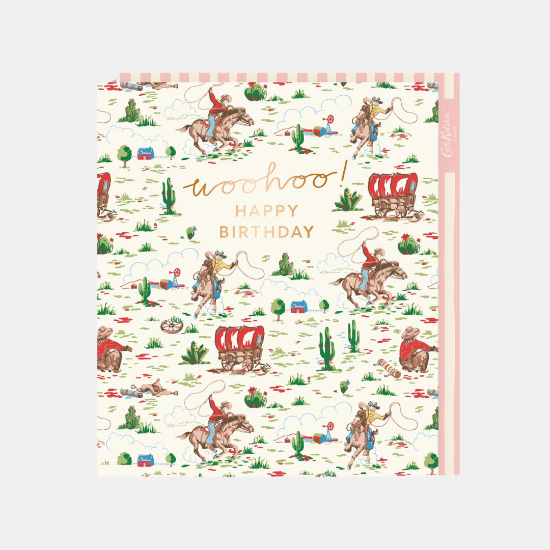 Woohoo Cowboy Birthday Card – Riley Grae Store